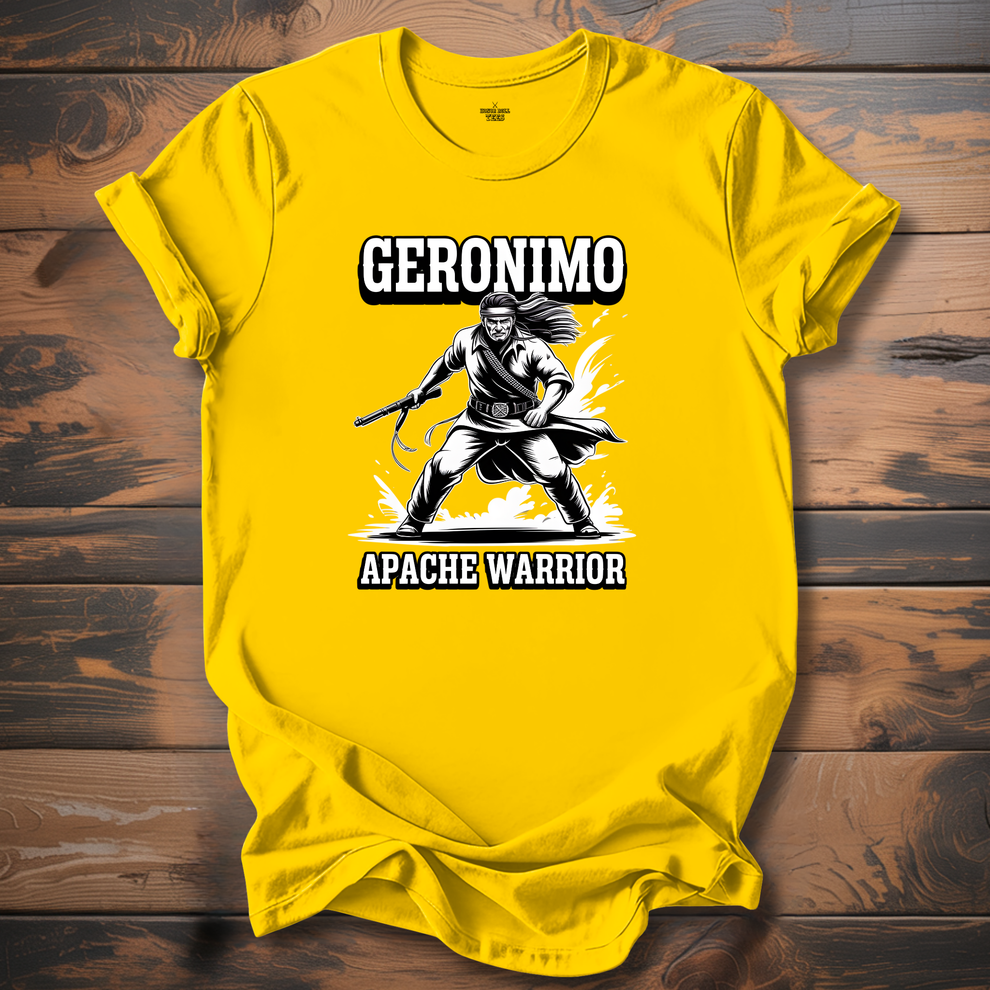 Geronimo Apache Warrior T-Shirt – HonorRollTees